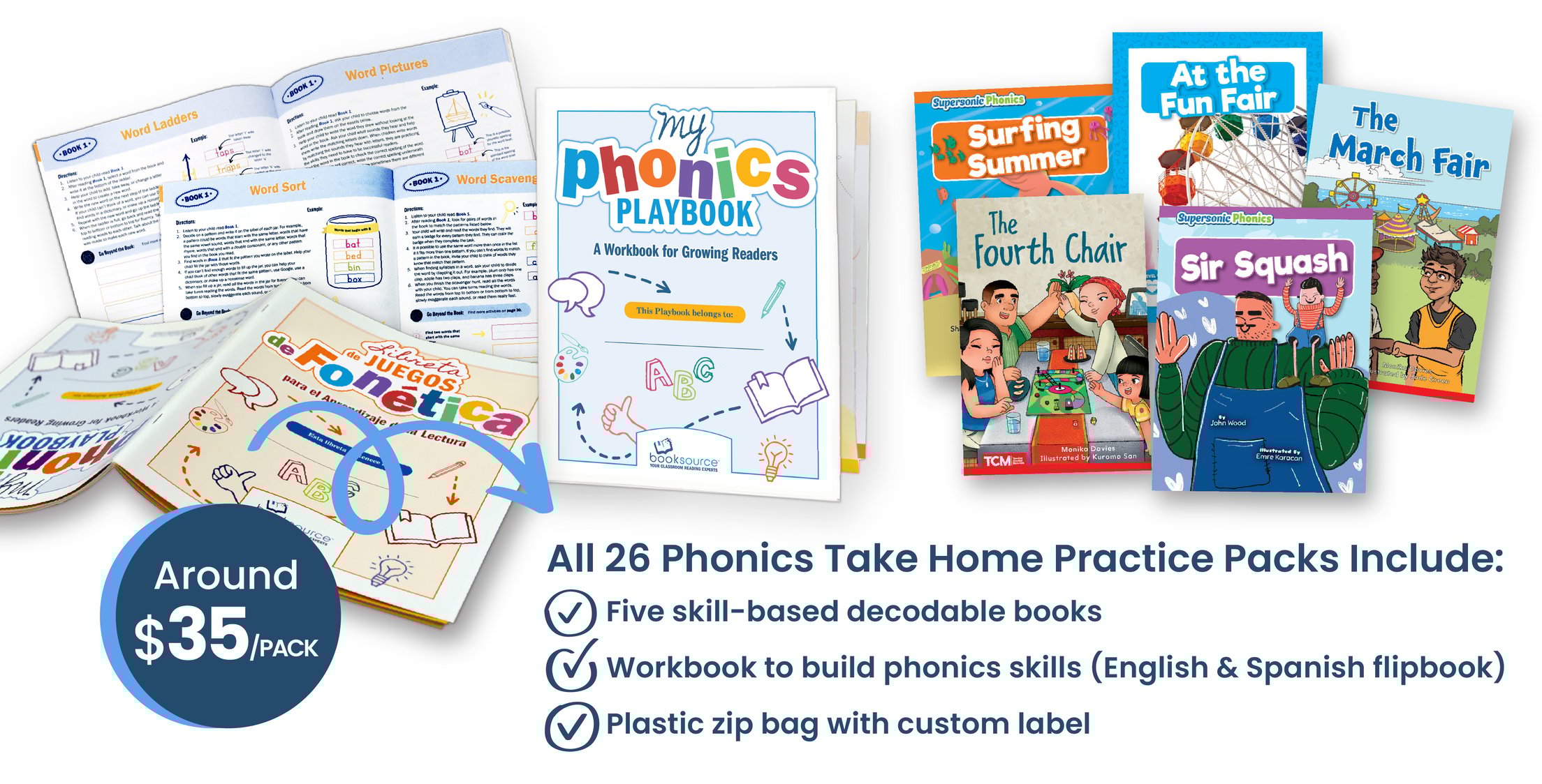 Phonics Take Home Practice Packs | Booksource